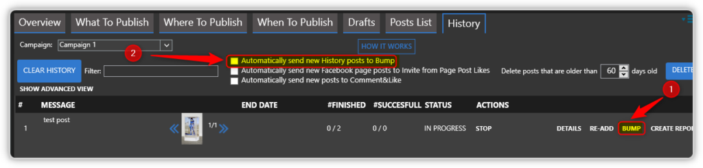 The Facebook Bump Tool - SU Social