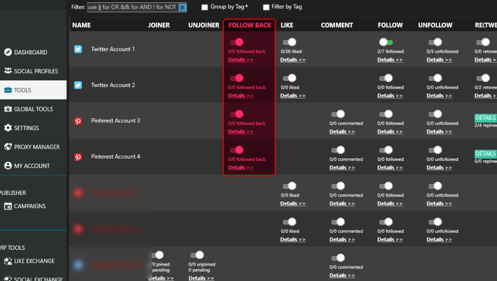 The Follow Back Tool - SU Social