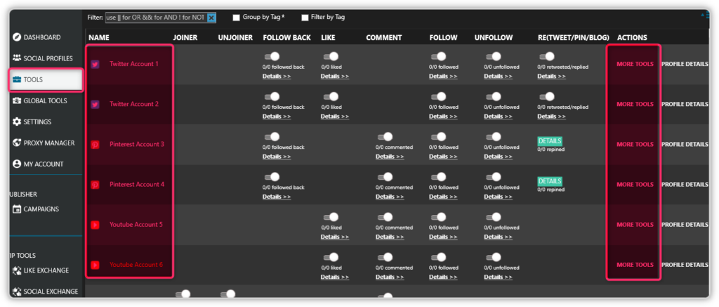 The Like Tool for Facebook, Instagram, Twitter, Linkedin, Tumblr and ...