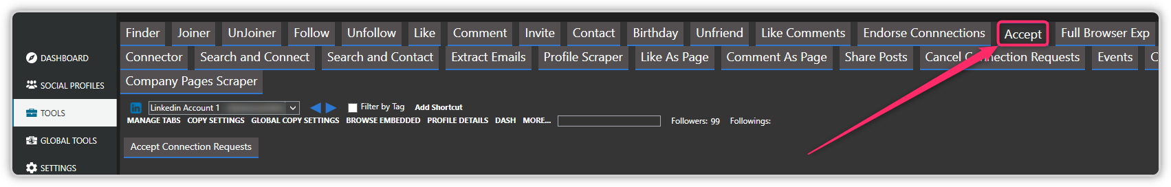 The Linkedin Accept Connection Requests Tool - SU Social