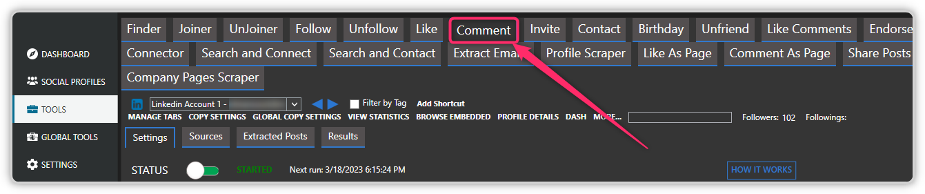 The Linkedin Comment Tool - SU Social