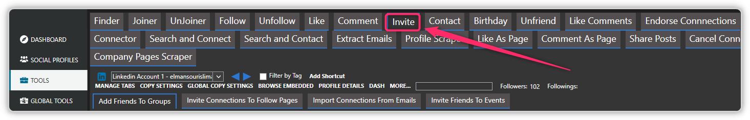 The Linkedin Invite Tool - SU Social