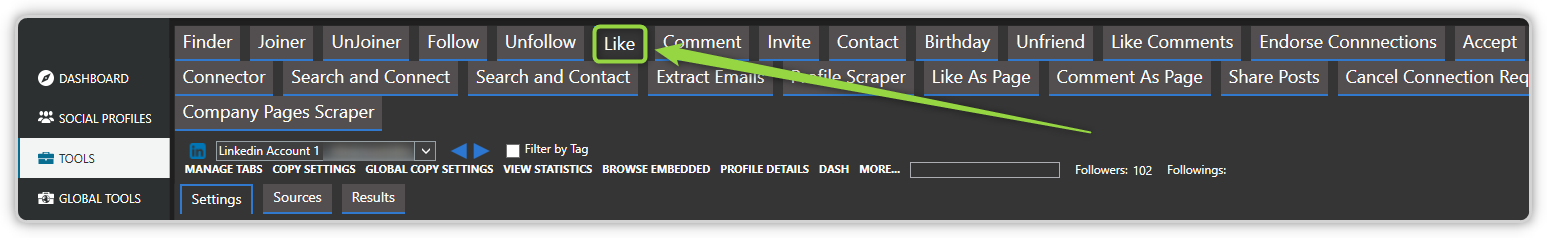 The Linkedin Like Tool - SU Social