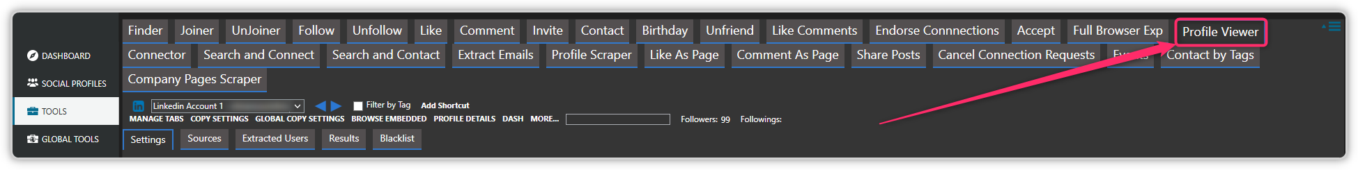The Linkedin Profile Viewer Tool - SU Social