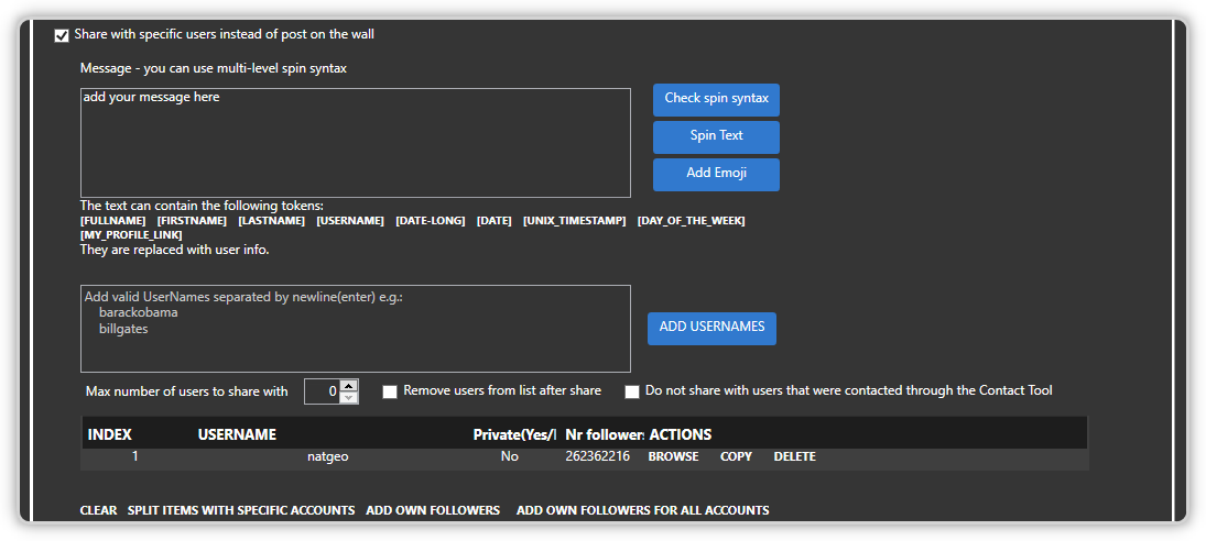 The Instagram Repost tool - SU Social
