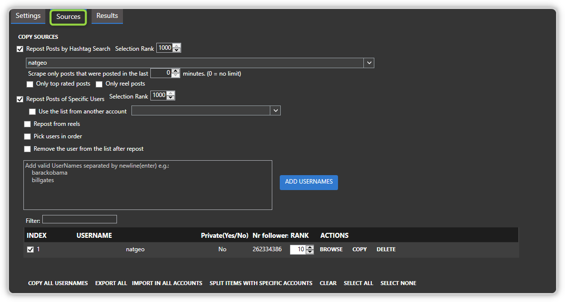 The Instagram Repost tool - SU Social