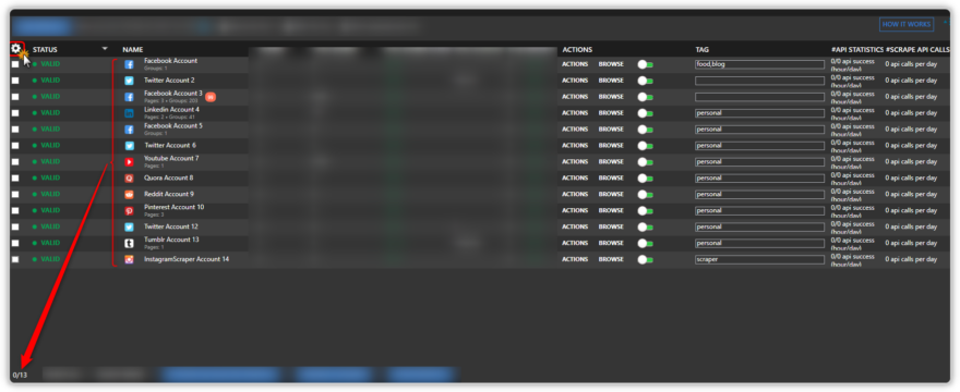The Social Profiles Tab - SU Social