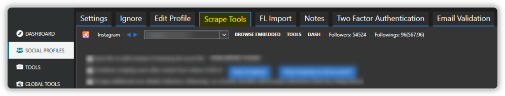The Instagram Scrape Tools - SU Social