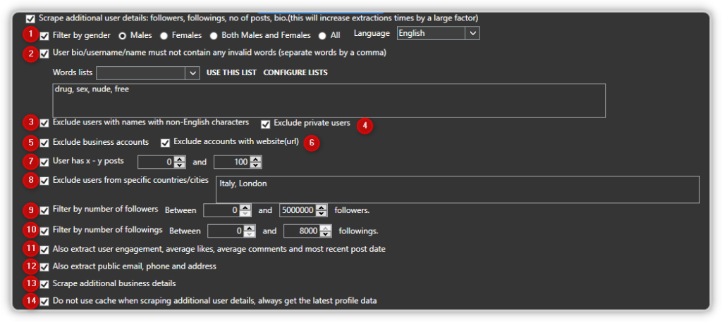 The Instagram Scrape Tools - SU Social