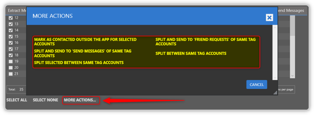 How To Use The Facebook Contact Tool In Susocial Su Social