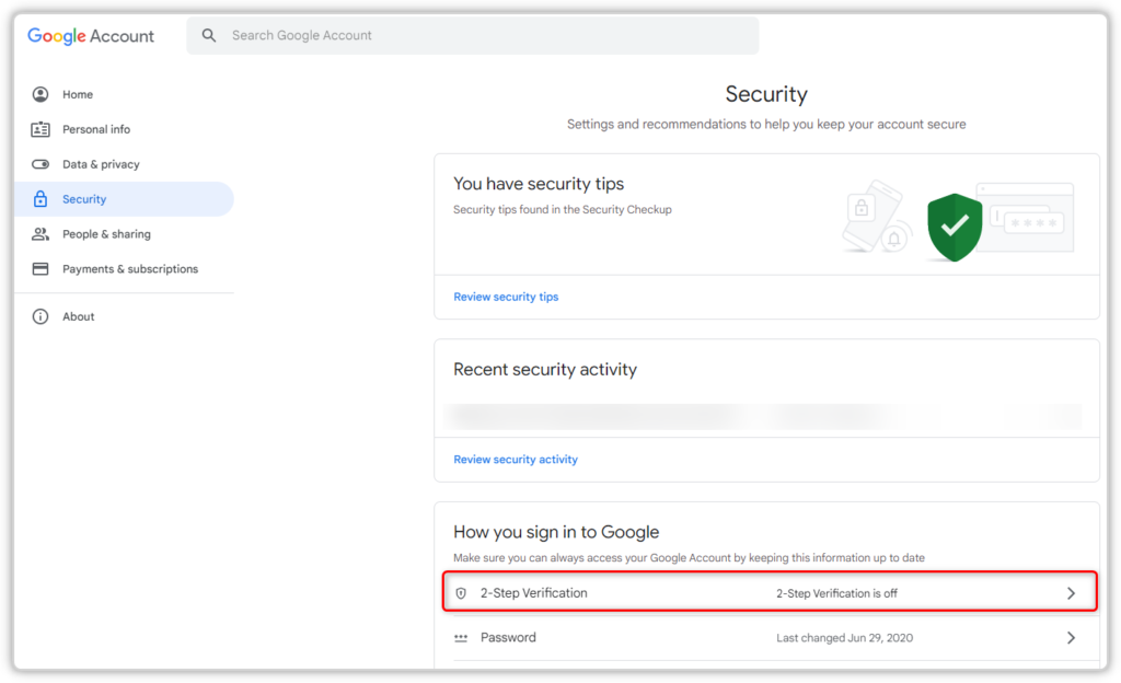 Google 2-Step Verification - SU Social