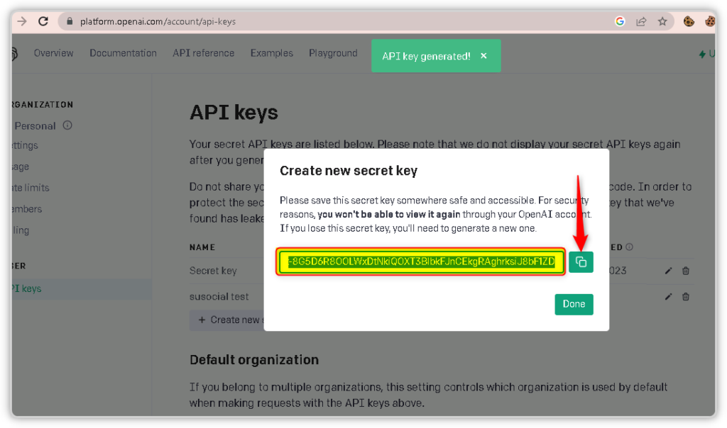 How To Generate API Keys for the Connectivity tab - SU Social