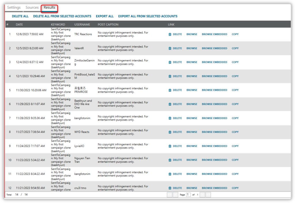 The Youtube Repost tool - SU Social